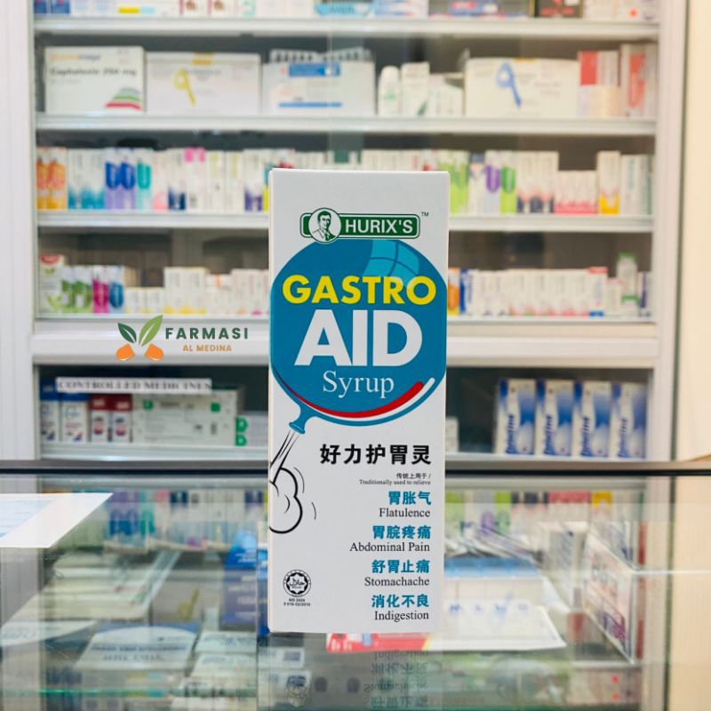 🌿 [ HURIX'S ] GASTRO AID Syrup ( 100ml ) EXP : 06/2025 | Shopee Malaysia