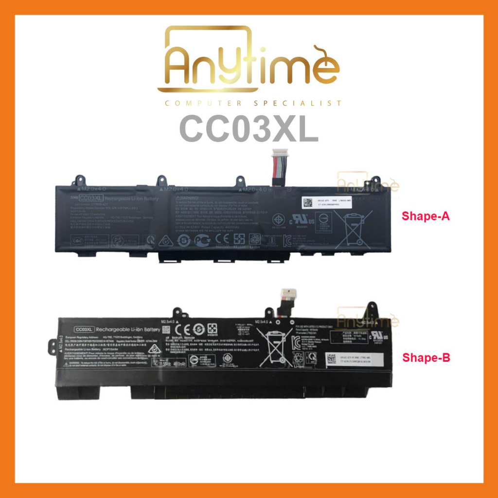 HP CC03XL battery EliteBook 830 835 840 845 850 G7 855 830 835 840 845 ...