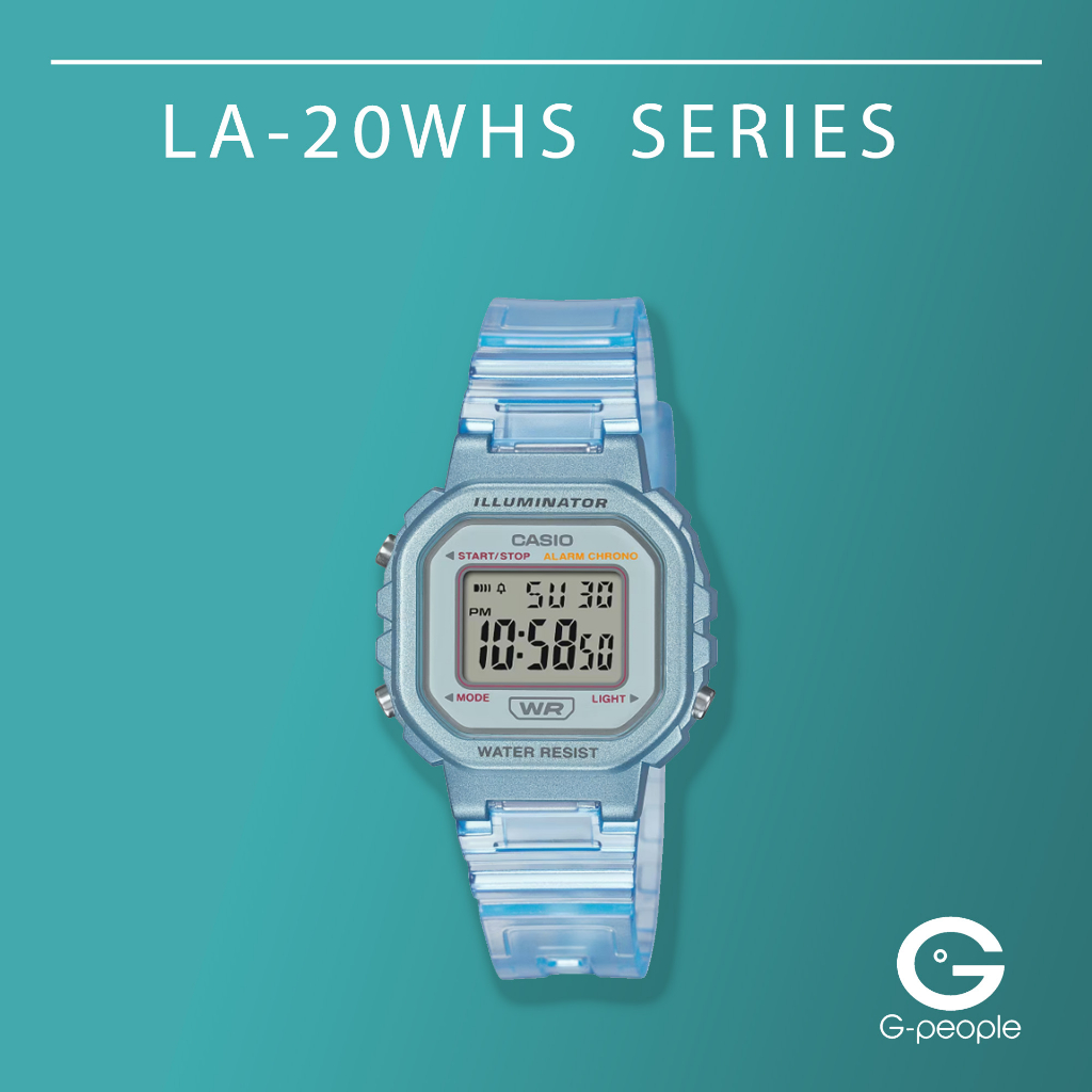 CASIO LA-20WHS-2A / LA-20WHS DIGITAL WATCH 100% ORIGINAL | Shopee Malaysia