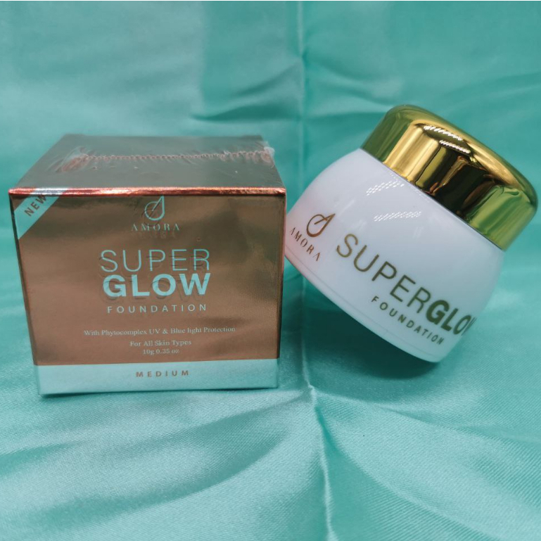 NEW PACK 2023 AMORA SUPER GLOW FOUNDATION LUMINOUS SILK FOUNDATION WITH ...