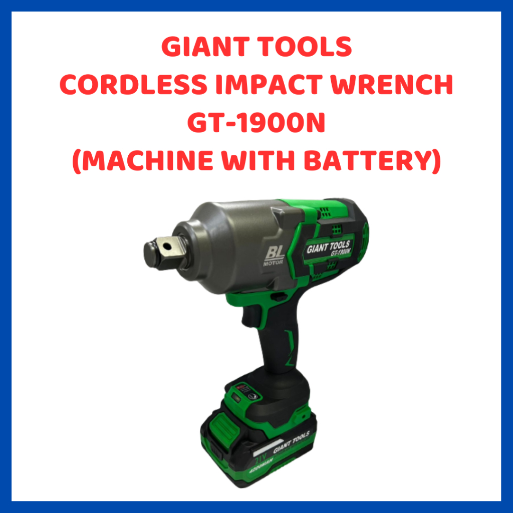 Giant Tools 3/4" Drive 21V Cordless Impact Driver / Cordless Impact ...