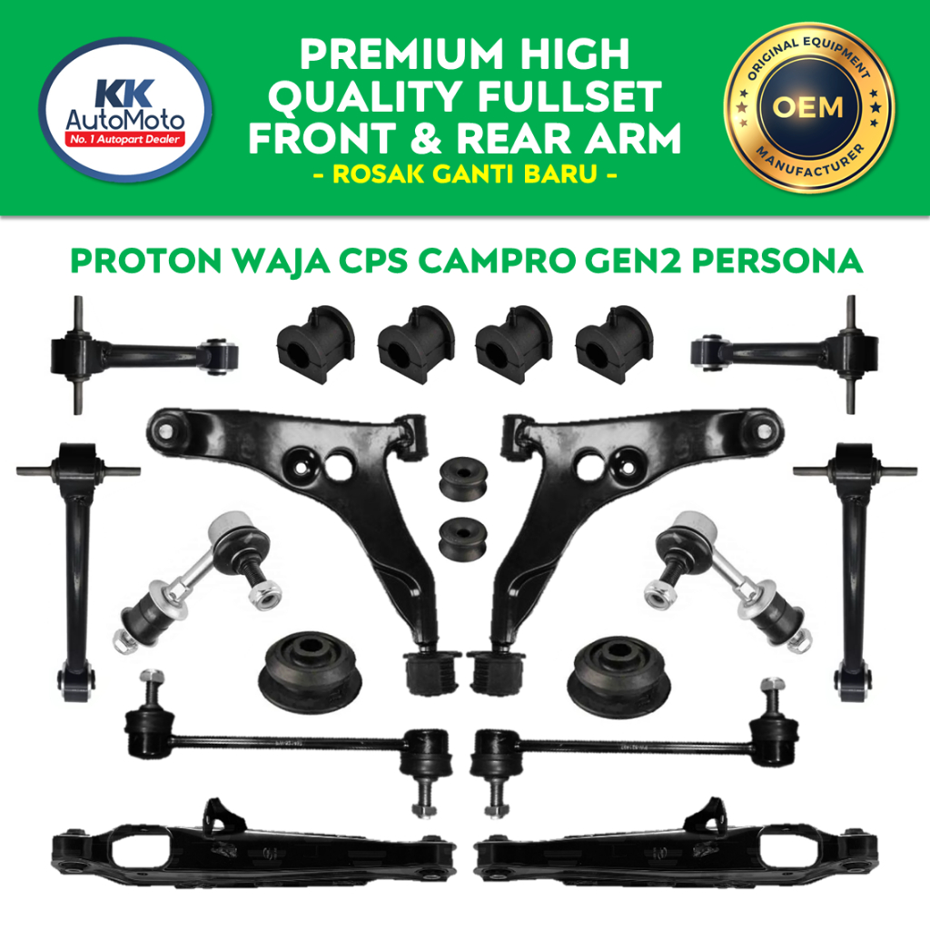 22 Item Proton Waja CPS Campro Gen2 Persona Premium Full Front & Rear ...