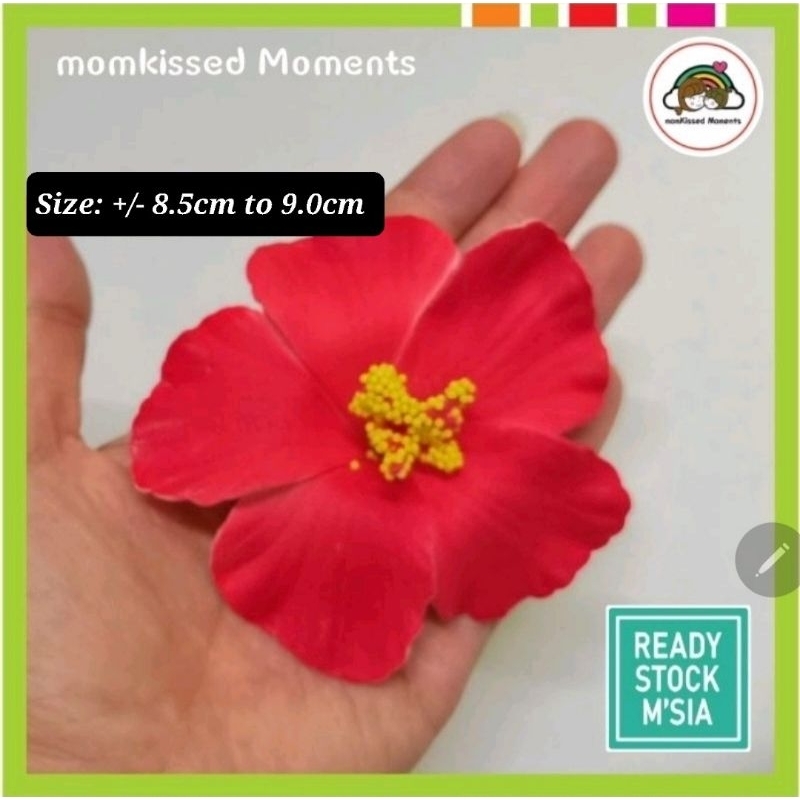🎀Msia🇲🇾Stock🎀 5pcs Bunga Raya Merdeka Hisbicus Flower Cekak Sanggul ...