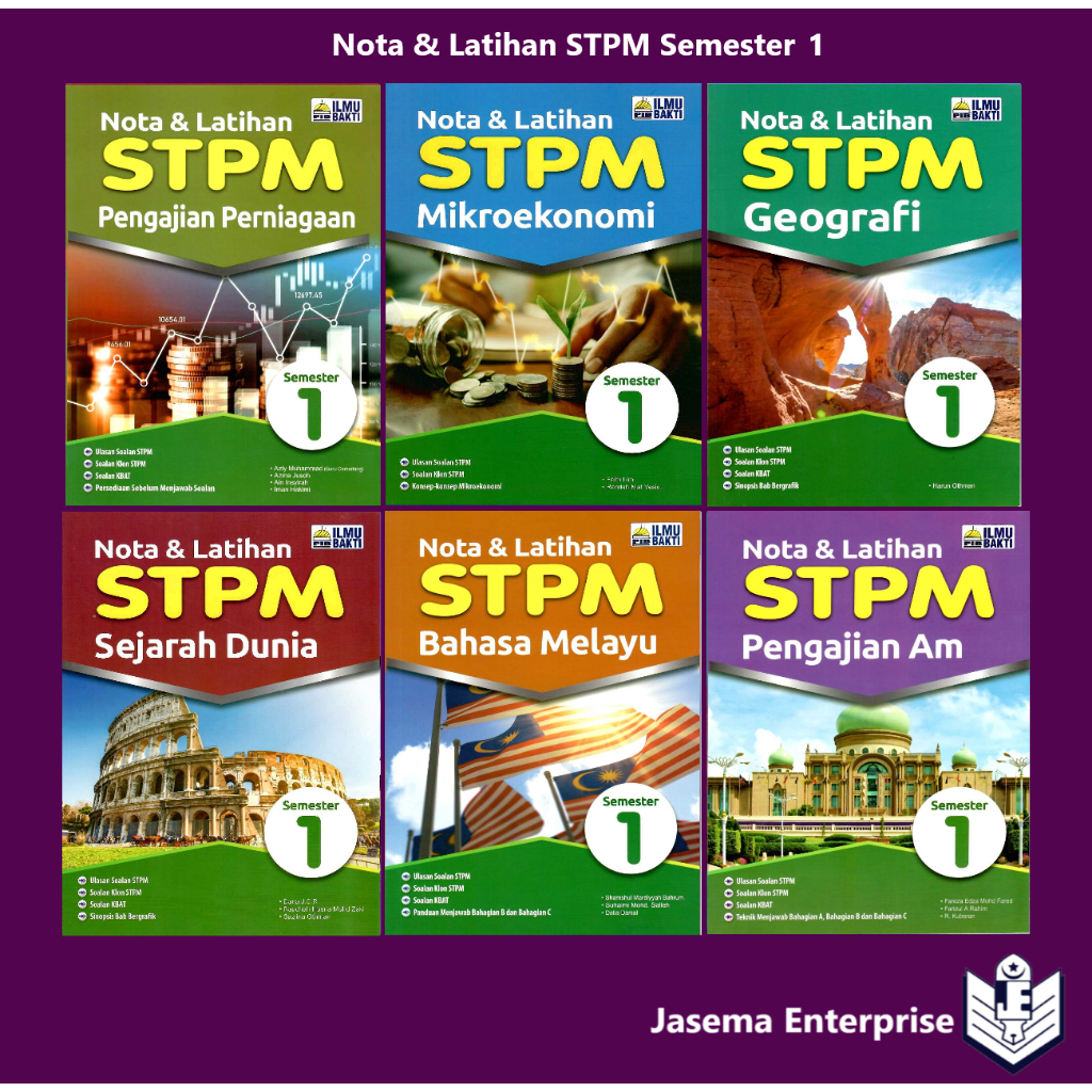 Nota & Latihan STPM Semester 1 Pengajian Am | Bahasa Melayu | Sejarah | Geografi | Pengajian ...