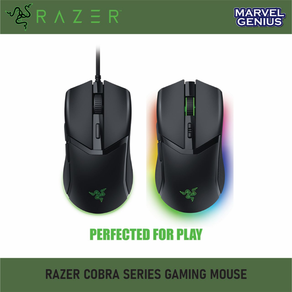 RAZER COBRA WIRED / COBRA PRO GAMING MICE - LIGHTWEIGHT WIRED GAMING ...