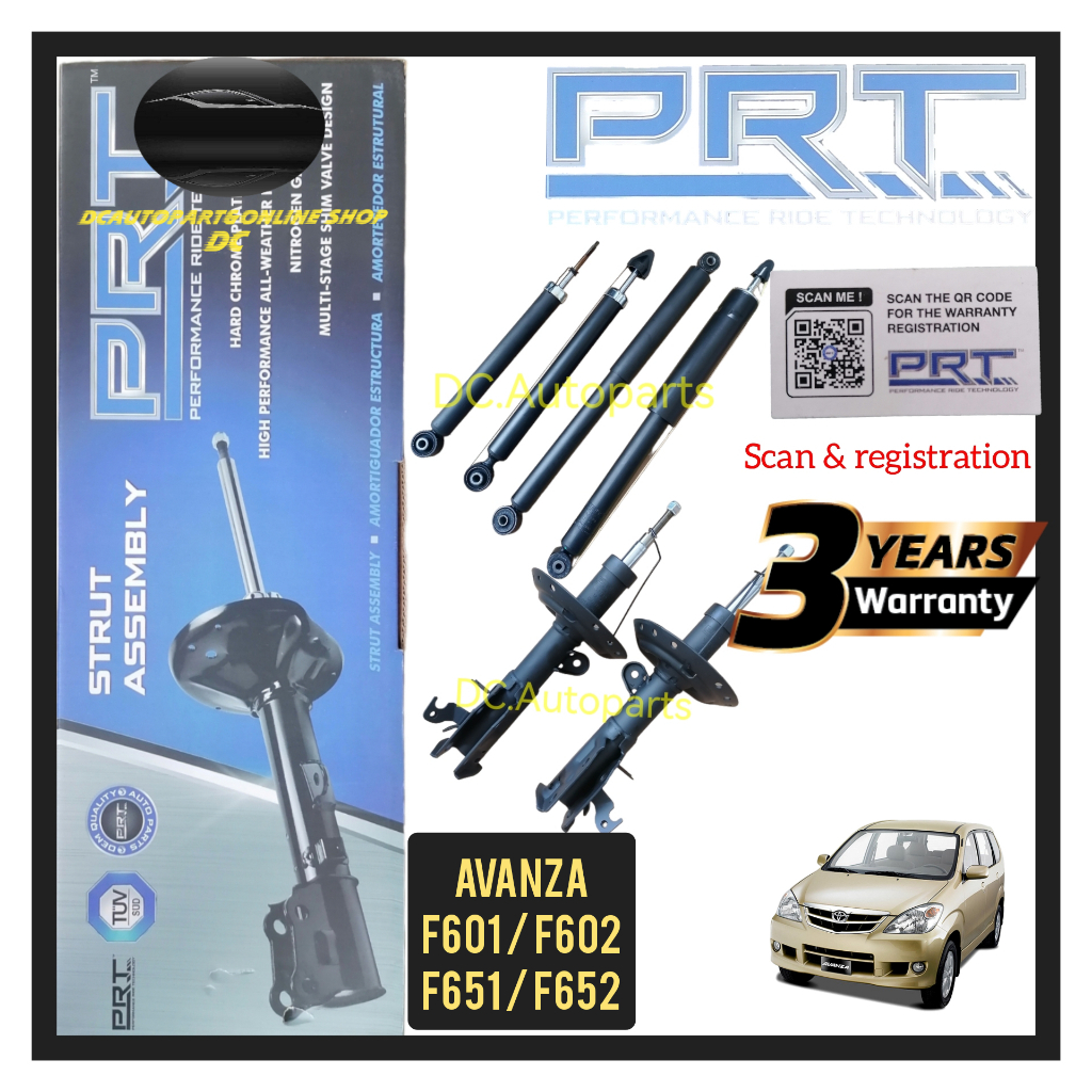 ( WARRANTY 3YEAR ) PRT TOYOTA AVANZA F601 F602 F651 F652 F653 F654 ...