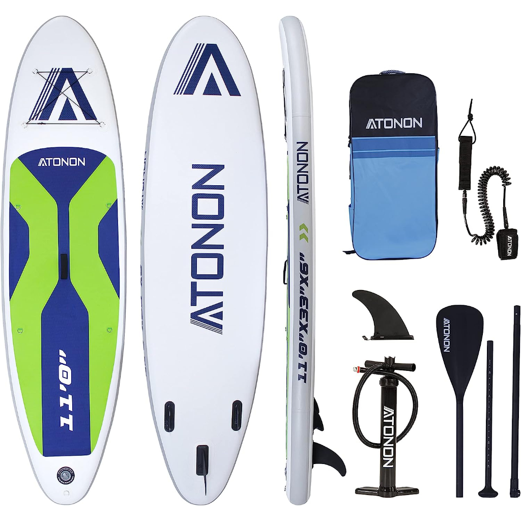 Atonon Inflatable Stand Up Paddle Board Non-Slip Wide Deck with Premium ...