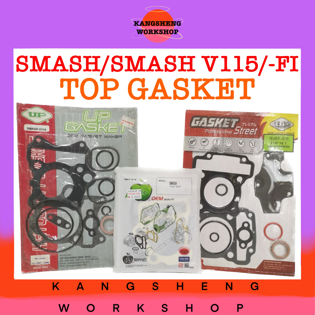 SUZUKI SMASH & SMASH V115 & SMASH V115-FI (TOP GASKET) | Shopee Malaysia