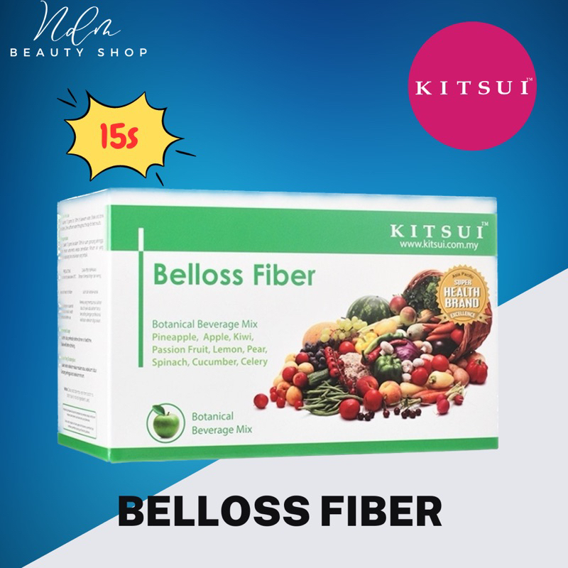KitSui Belloss Fiber 15g x 15s / 15g x 35s - Belly Loss | Improve Body ...