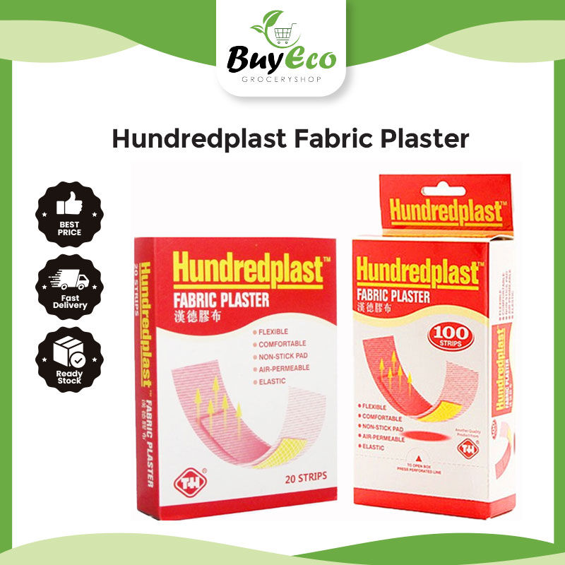 Hundredplast Fabric Plaster 20‘s/100’s | Shopee Malaysia