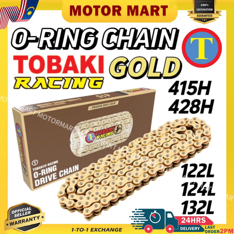TOBAKI 428/415 ORING CHAIN CHAN 415/428 ORING TOBAKI RACING TOBAKI ...