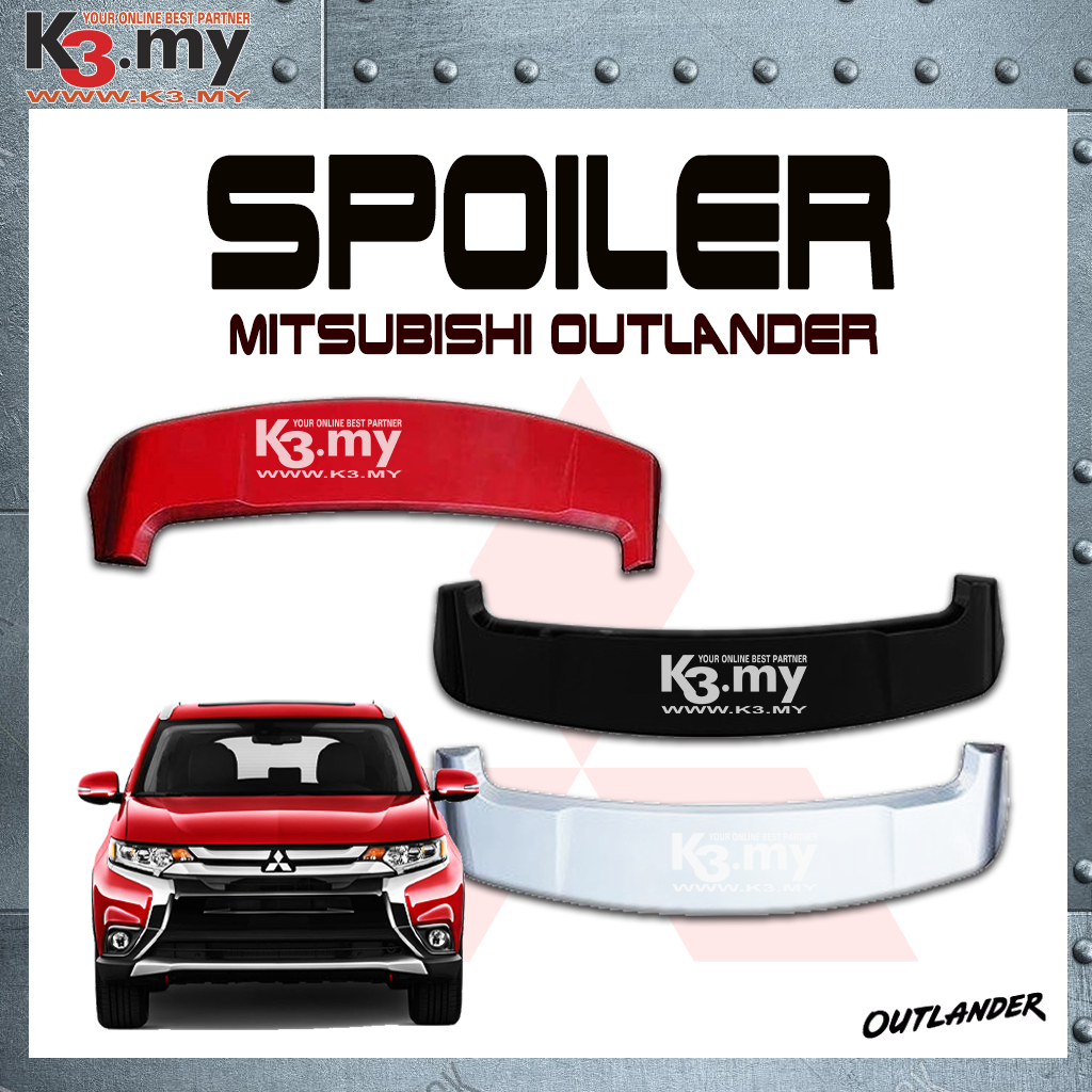 Mitsubishi Outlander ABS Rear Spoiler With Paint | Shopee Malaysia