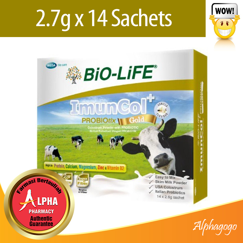 Bio-Life ImunCol+ Probiotix Gold (14 Sachets) | Shopee Malaysia