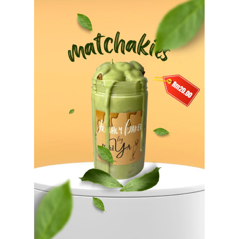 MATCHA DIP COOKIES PREMIUM CHOCOLATE | Shopee Malaysia
