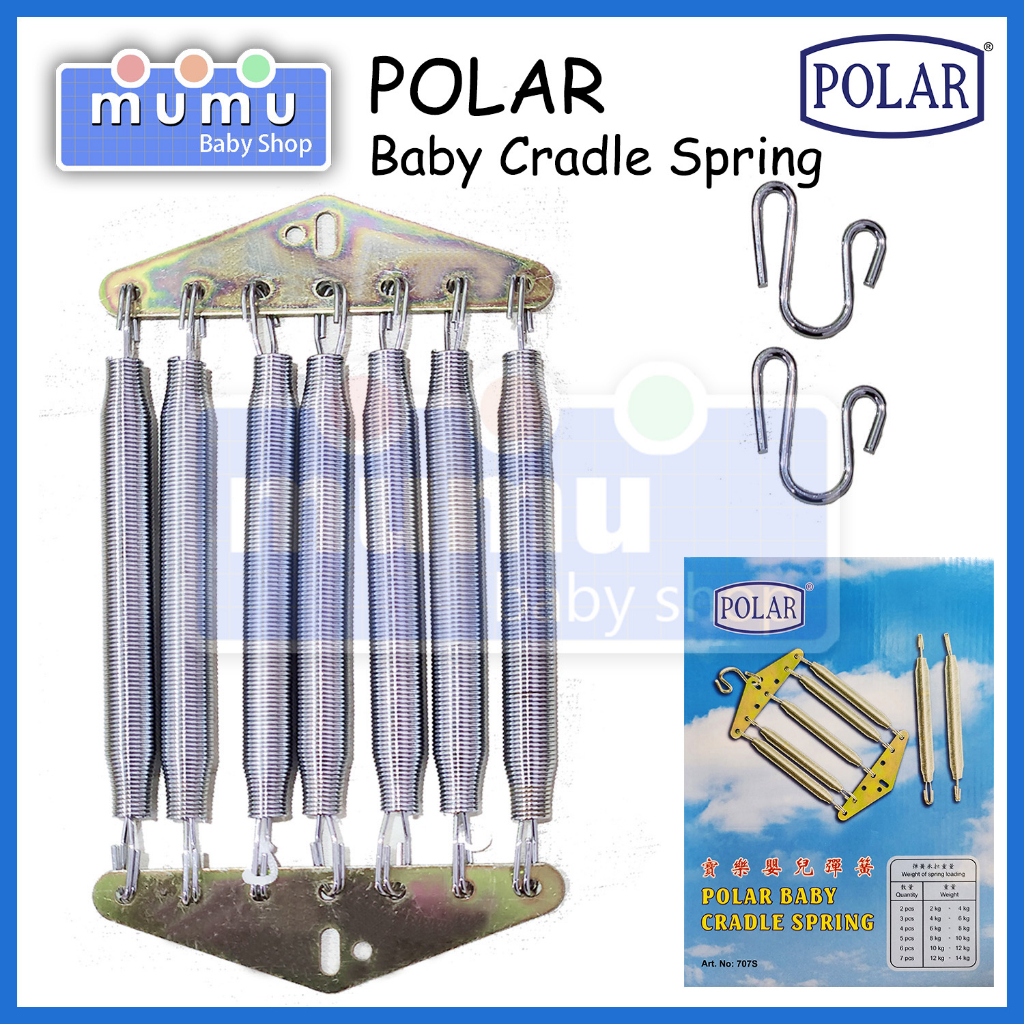 POLAR Baby cradle spring original (7 springs) | Shopee Malaysia