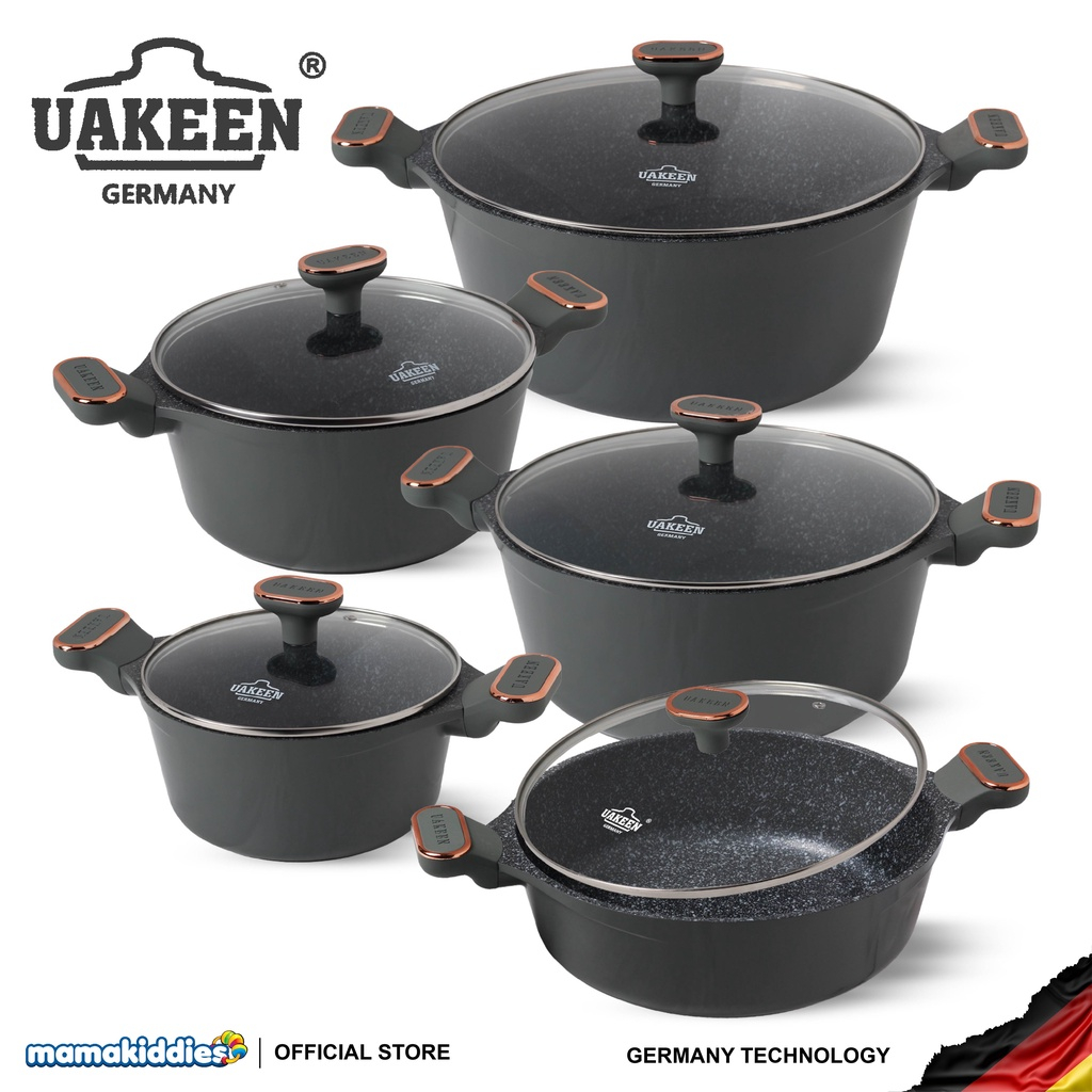 [MINOR DEFECT] Germany Uakeen Green And Black Non Stick Granite ...