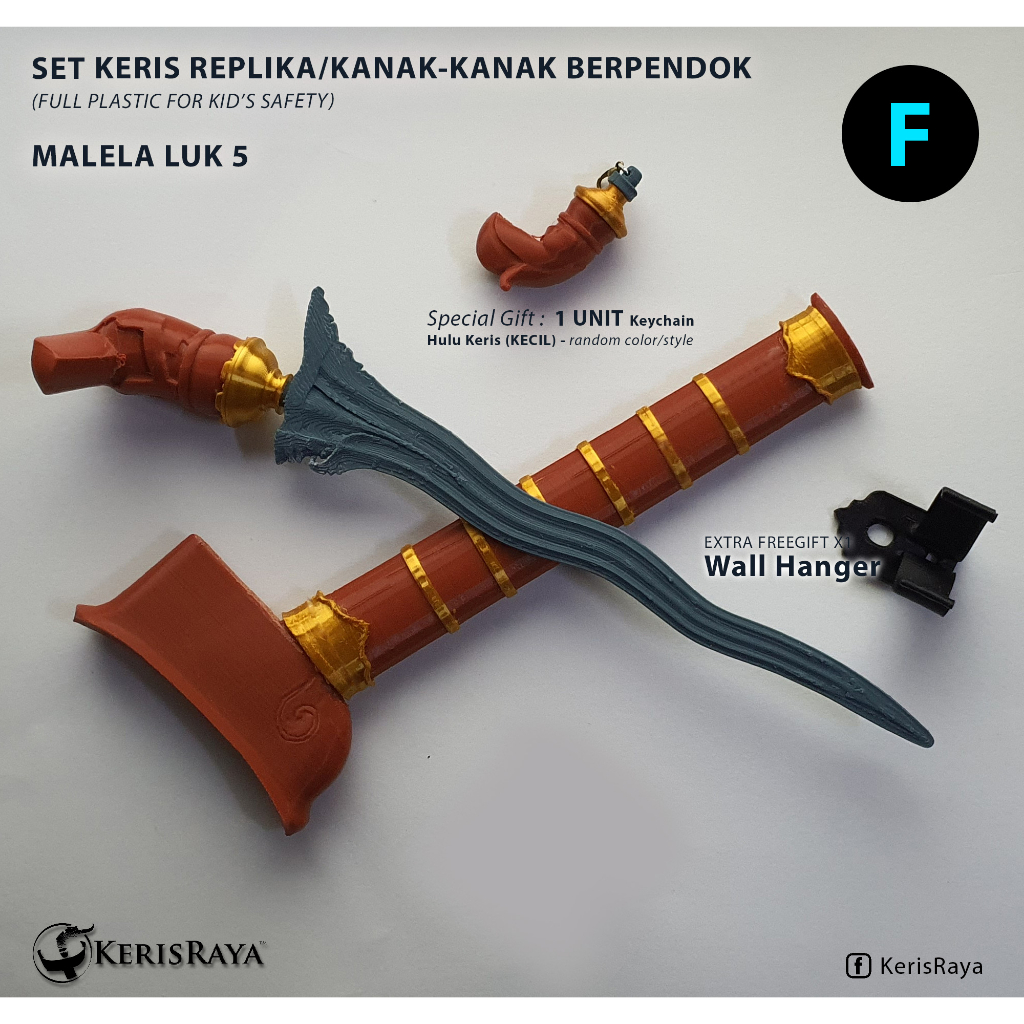 Keris Mainan - pelengkap busana, keris plastik, keris budak, busana ...