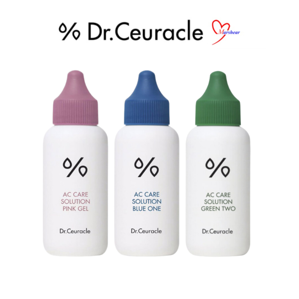 Dr Ceuracle AC Cure Solution Pink Gel / Blue One / Green Two 50ml ...