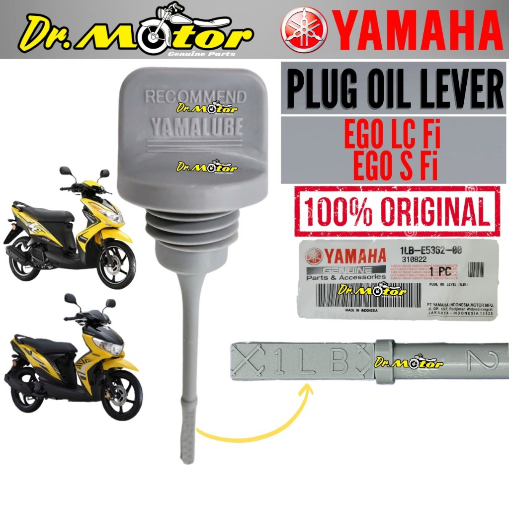 EGO S LC EGOS EGOLC FI Oil Gauge Level Minyak Hitam Engine Pembaris ...
