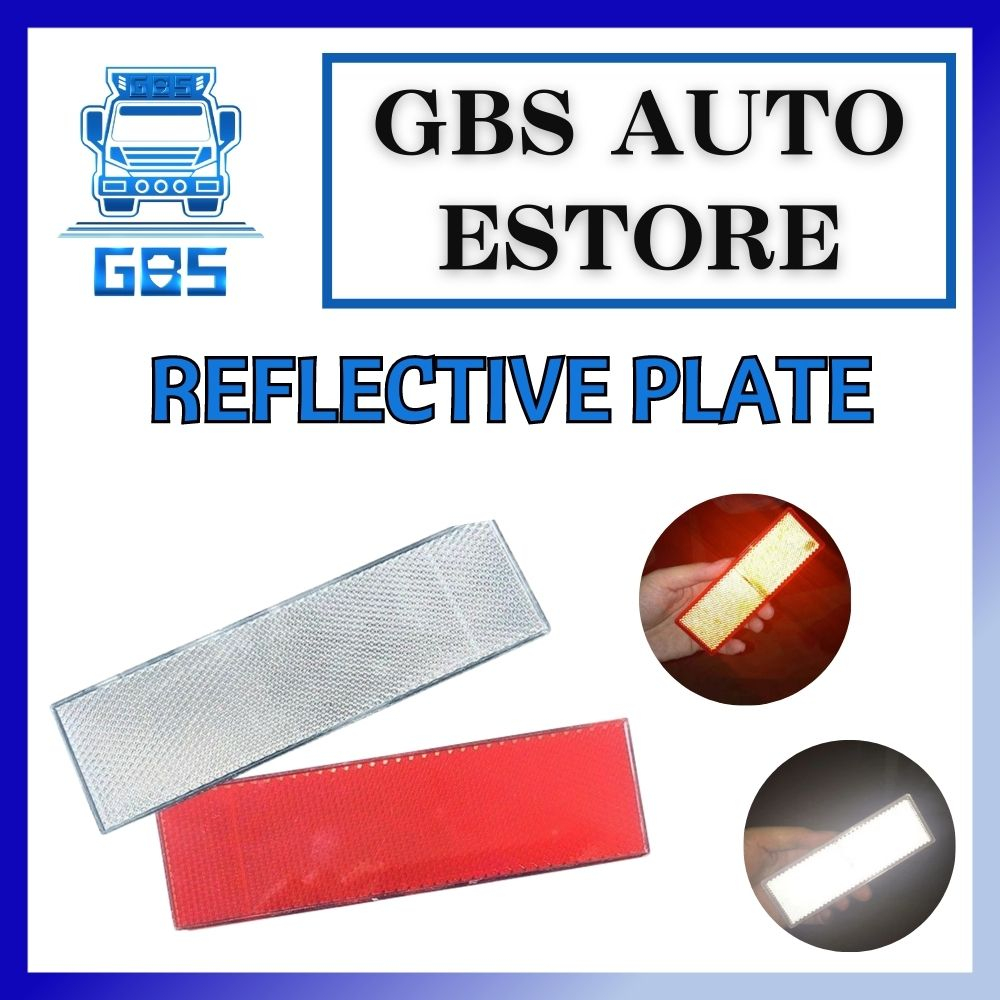 GBS Truck/Lori Reflective Warning Plate Stickers Truck Vehicle Tail ...