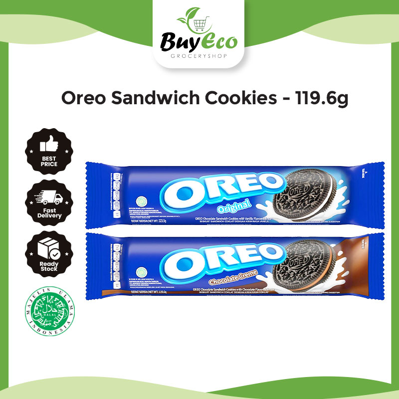 Oreo Sandwich Cookies - 119.6g | Shopee Malaysia