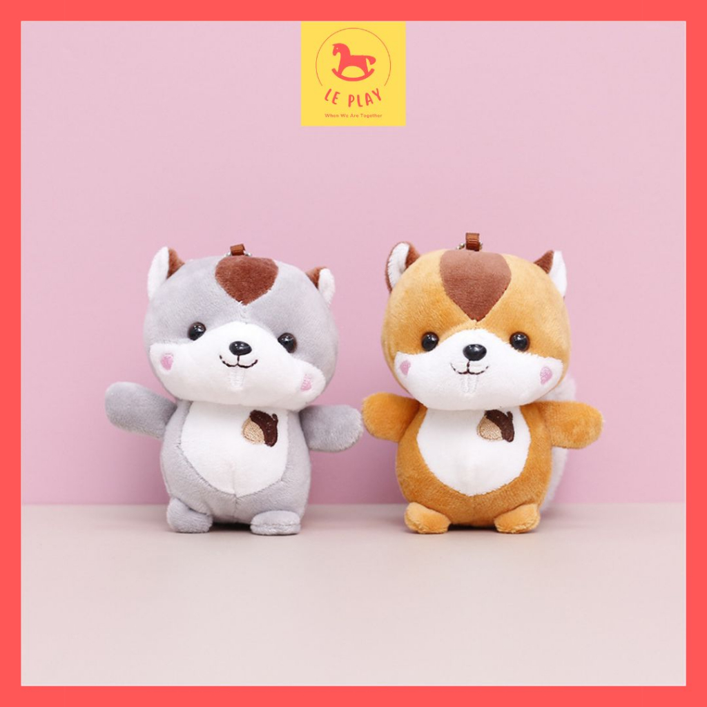 Tail Toothy Squirrel Plush Toy Key Chain 10cm | Shopee Malaysia