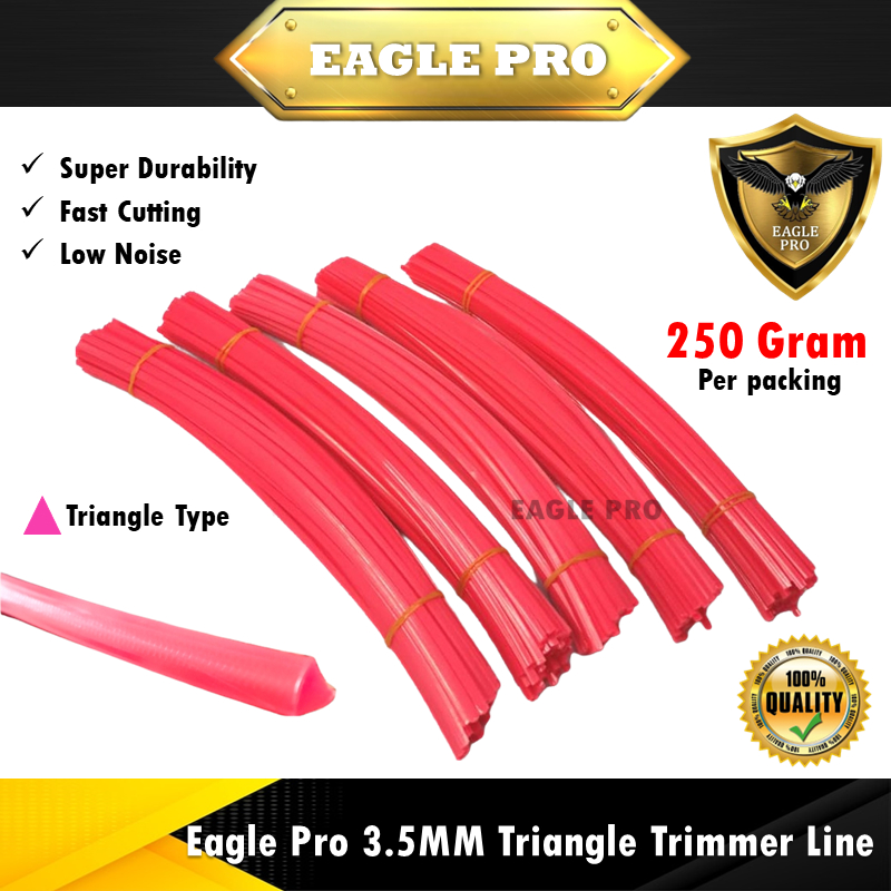 Eagle Pro 3.5mm Tangsi Nylon Trimmer Line Triangle Pink 250g (Tali ...