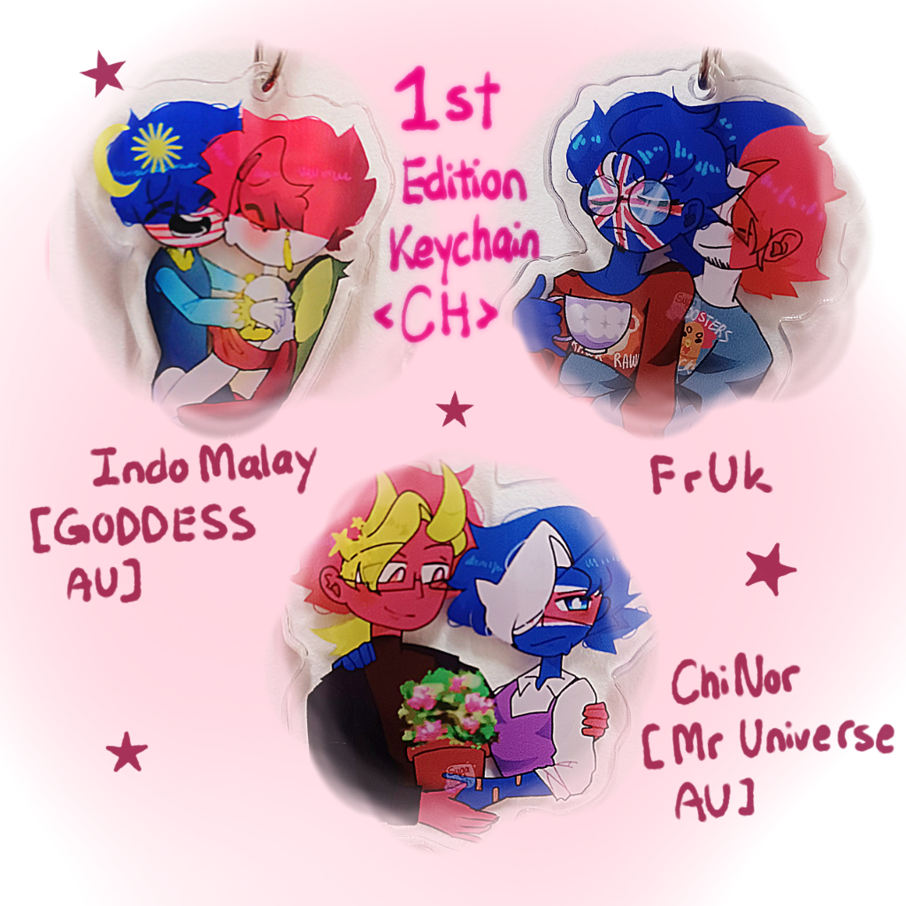 1st Edition Countryhumans OTP Keychain | Shopee Malaysia