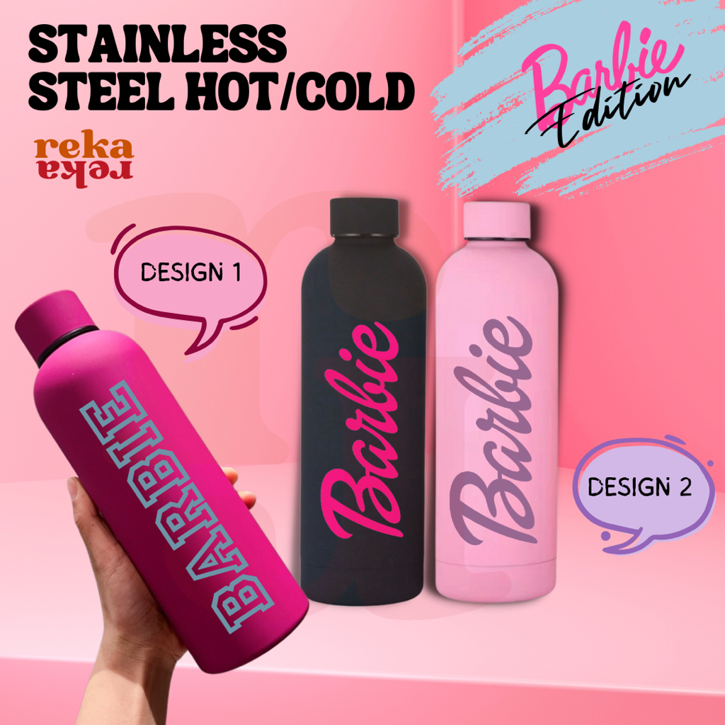 REKA Custom Barbie Bottle Water Tumbler Long Lasting Cold Ice Hot ...