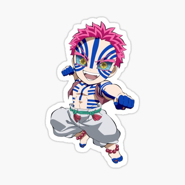 Akaza Demon Slayer Stickers v2 | Shopee Malaysia