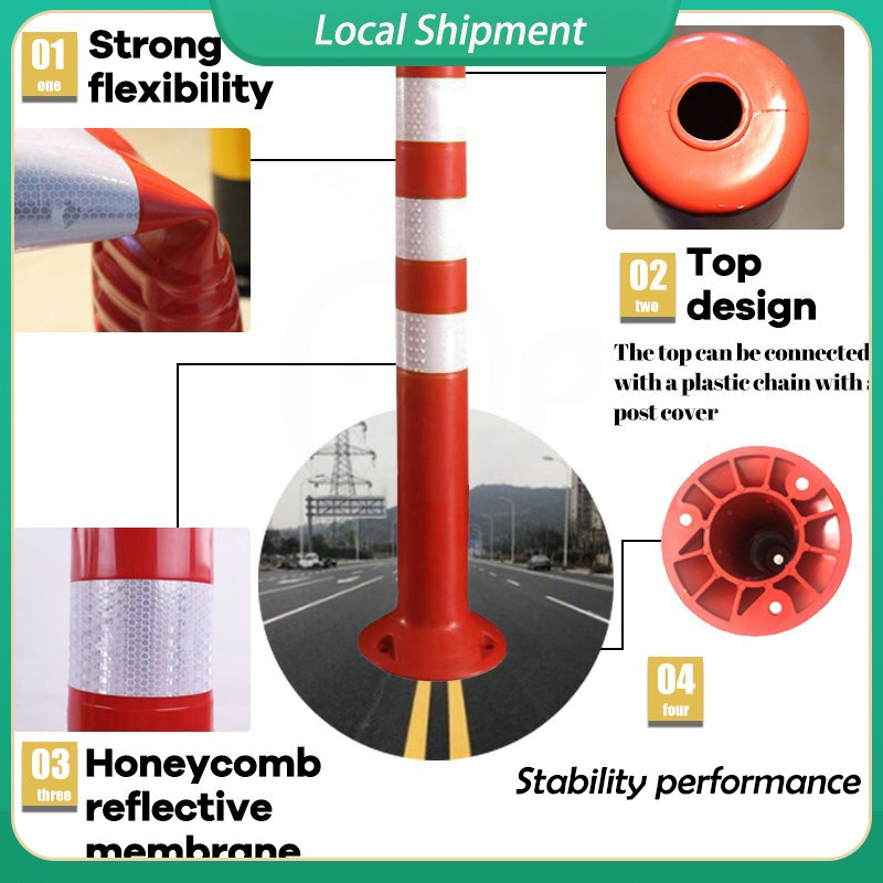 【Fast delivery】70CM/75CM Flexible Traffic Elastic Pole Safety Traffic Flexible Pole For Road ...