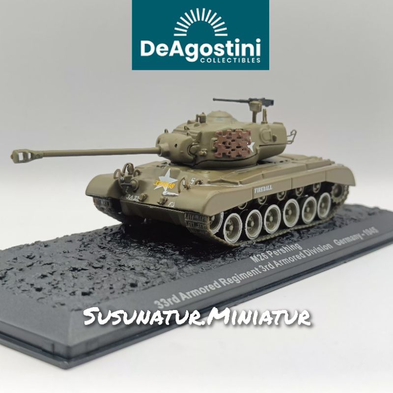 DeAgostini Combat Tanks #32 | M26 Pershing | 33rd Armored Regiment 3rd ...
