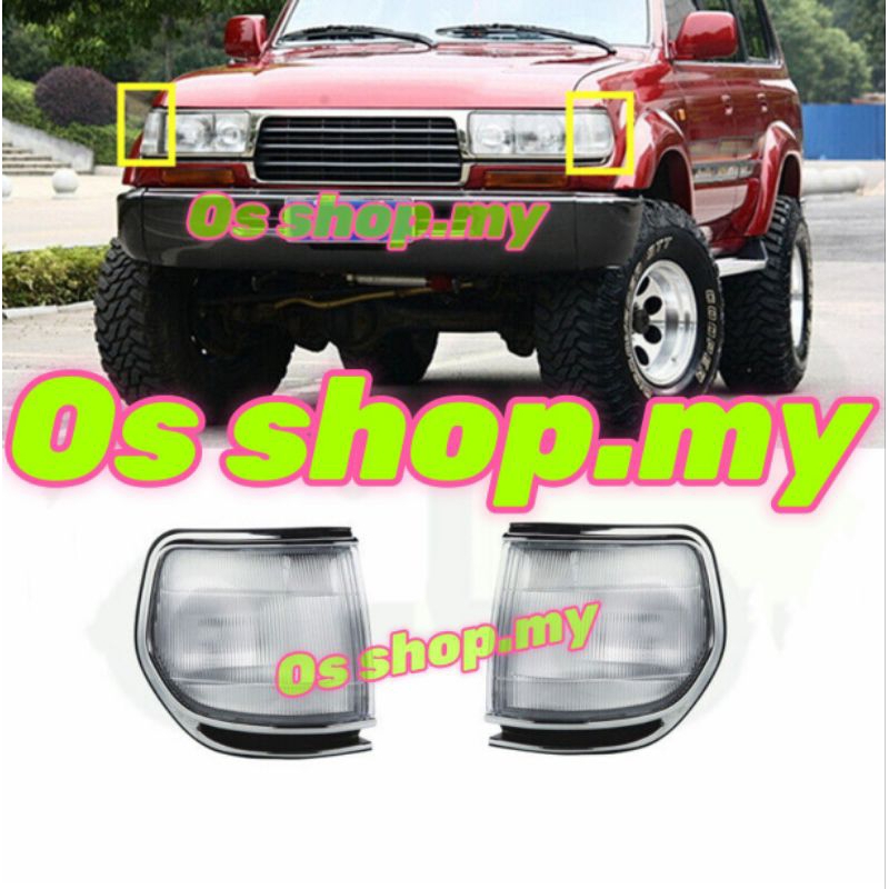 Toyota Land Cruiser 80 series FJ80 LC80 HJ80 BJ80 HZJ80 HDJ80 CHROME Corner Signal Lamp Light ...