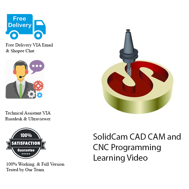 SolidCam CAD CAM and CNC Programming Learning Video | Shopee Malaysia