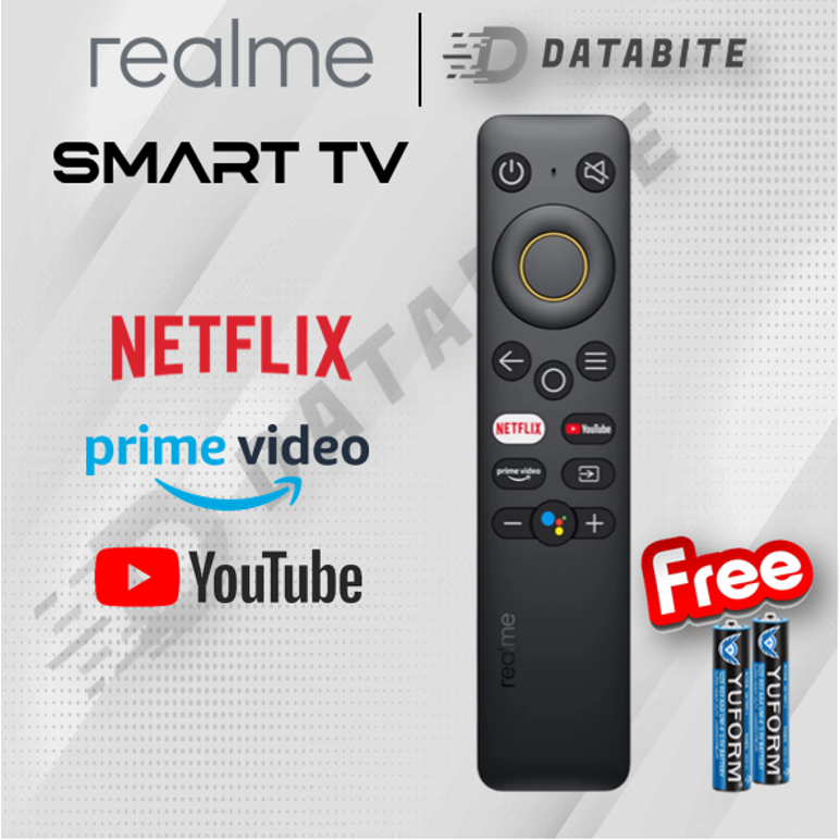 RealMe Smart TV remote controler Netflix Youtube Prime Video Voice ...