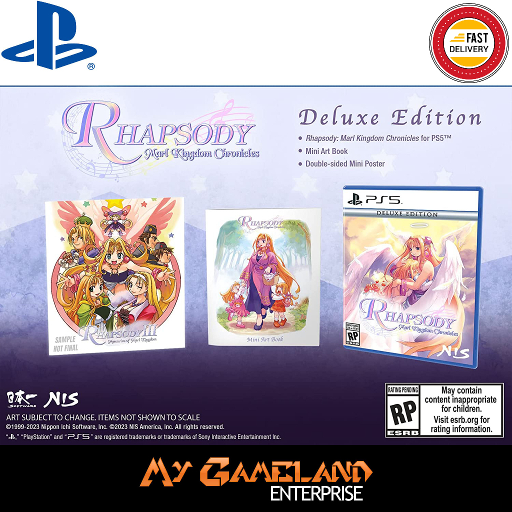 PS5 Rhapsody Marl Kingdom Chronicles Deluxe Edition (R1)(English)(BRAND ...