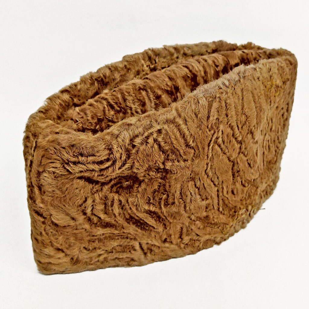 Brown Brand New Brown KARAKUL JINNAH PERSIAN LAMB broadtail KUFI FUR ...