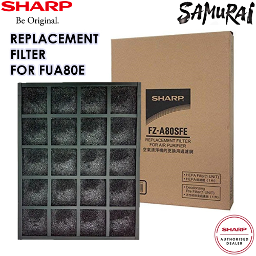 SHARP AIR PURIFIER REPLACEMENT FILTER FOR FUA80E FZA80SFE | Shopee Malaysia