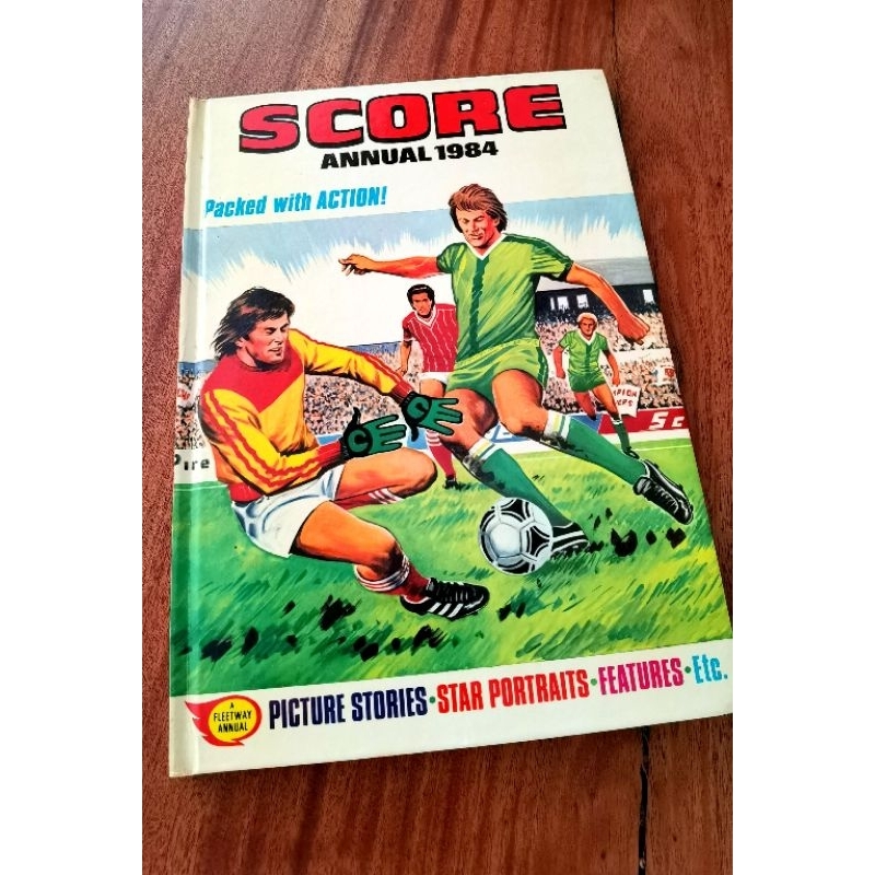 Vintage Book Score Annual Year 1984 Football Soccer Magazine Comic Book ...