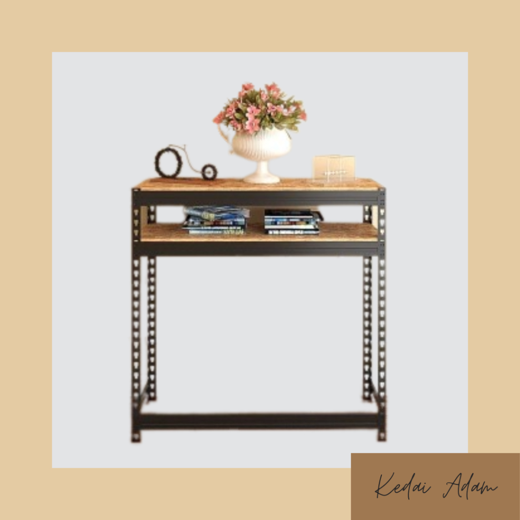 Console Table Desk Dressing Modern Decoration Mini Boltless Rack Meja ...