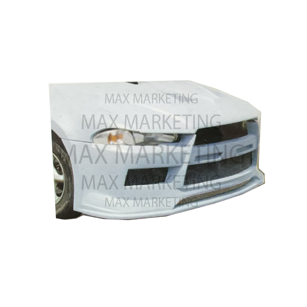 PROTON WIRA FRONT BONNET EVO X（FIBER GETAH ) SKIRT LIP BODYKIT | Shopee ...
