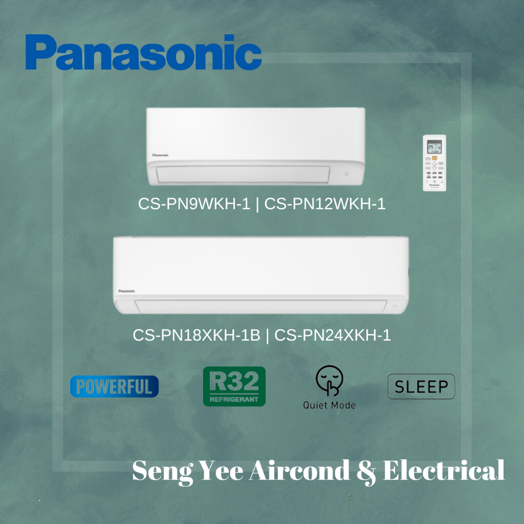 PANASONIC STANDARD NON-INVERTER R32 AIR CONDITIONER (1.0HP-2.5HP) (CS ...