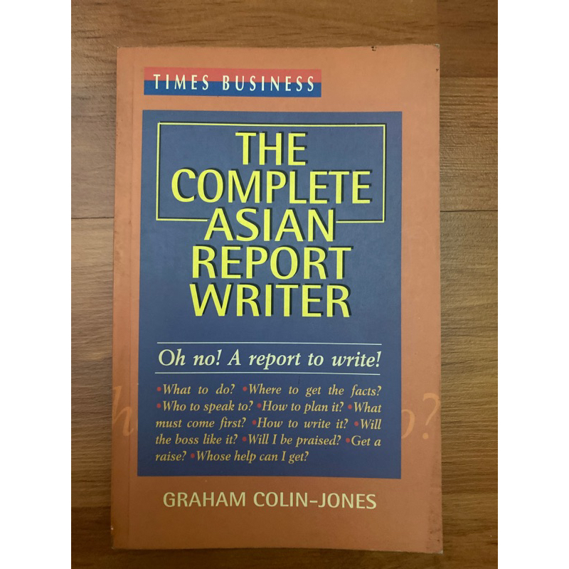 The Complete Asian Report Writer | Graham Colin-Jones | Shopee Malaysia