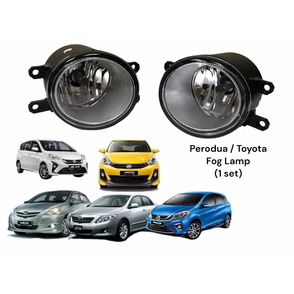 Toyota Vios NCP 93/ Altis 08/ Camry 08 / Myvi Lagi Best / Myvi Icon / Alza 14 / Bezza Fog Lamp ...