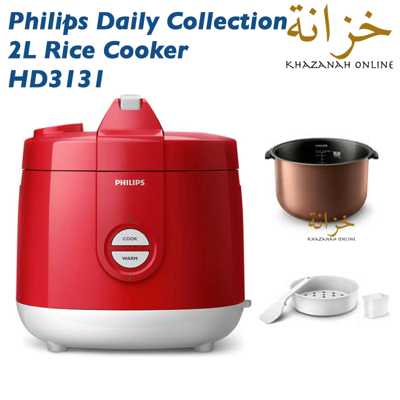 Philips Daily Collection Jar Rice Cooker 2L HD3131 | Shopee Malaysia