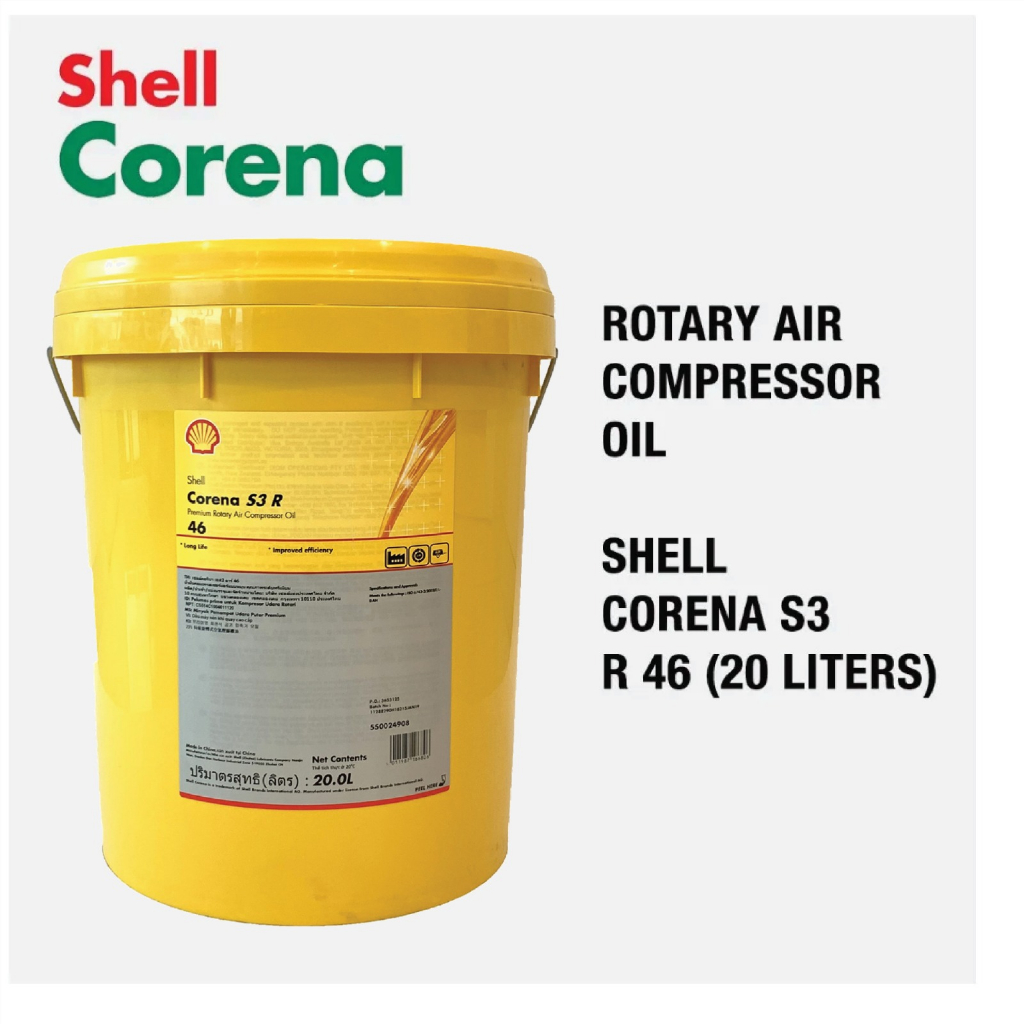 COMPRESSOR OIL SHELL CORENA S3R 46 | Shopee Malaysia