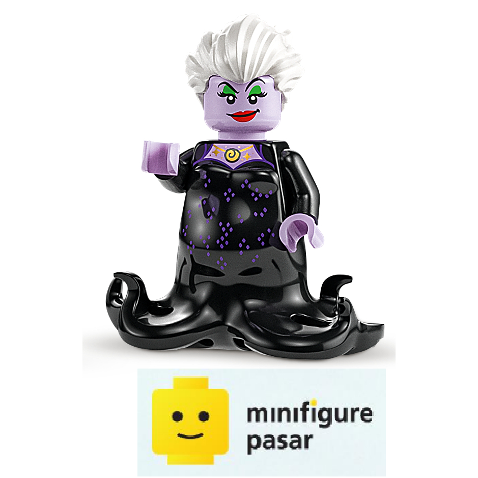 dis112 Lego Disney The Little Mermaid 43225 - Ursula Minifigure - New ...