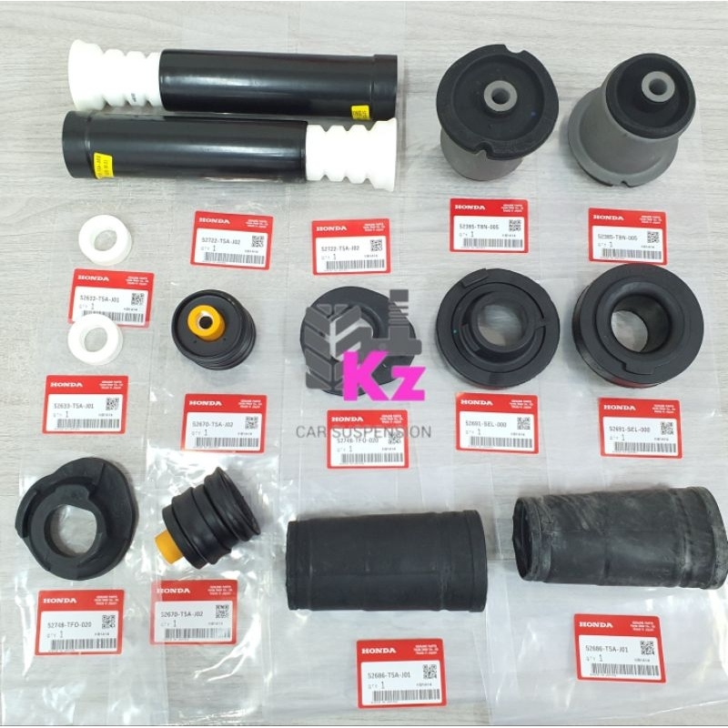 HONDA HRV HR-V- 14 IN 1 SET- REAR SUSPENSION SET- COVER WITH SHAFT BUSH ...