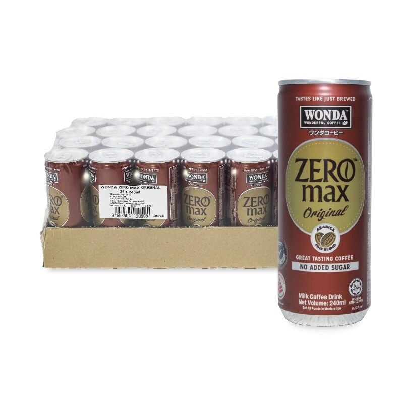 WONDA ZERO MAX ORIGINAL ( 24 x 240ml) | Shopee Malaysia