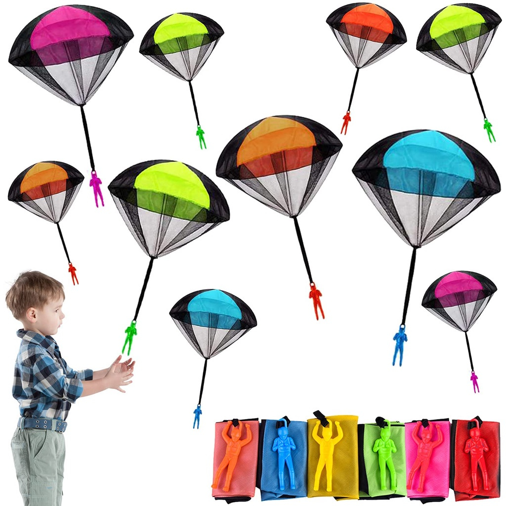 Hand throw Mini Soldier parachute Children's Toys Portable parachute ...